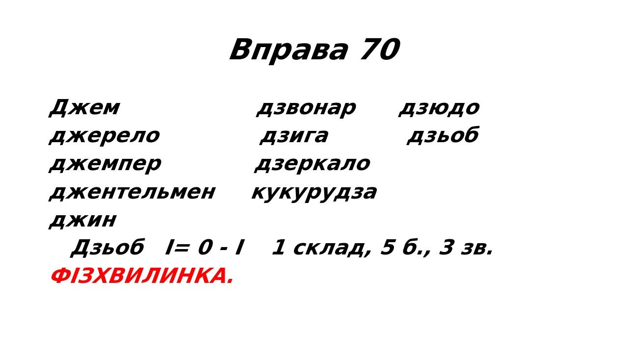 Презентація Українська мова 2 клас Тема Звуки [дж] [дз] [дз