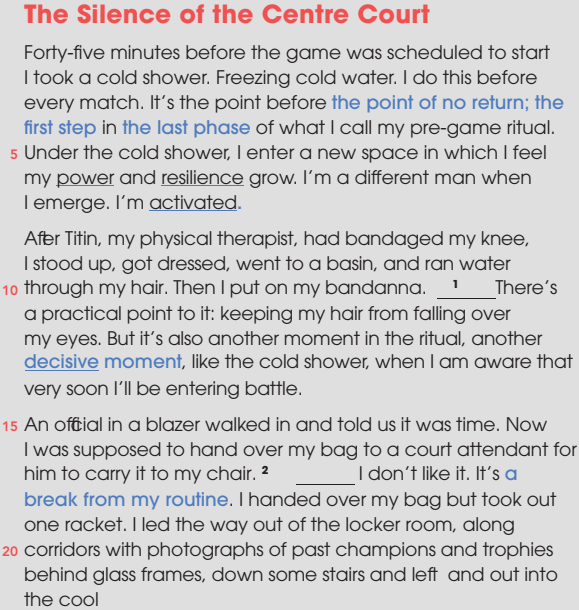 2.4 Reading: gapped text | Урок на 2 завдання. Англійська мова