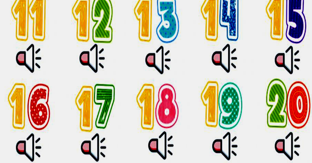 Listen and count (13-19) | Тест на 12 запитань. Англійська мова