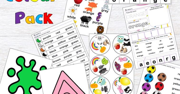 "Big Colours Pack" - комплект матеріалів для вивчення теми Кольори ...