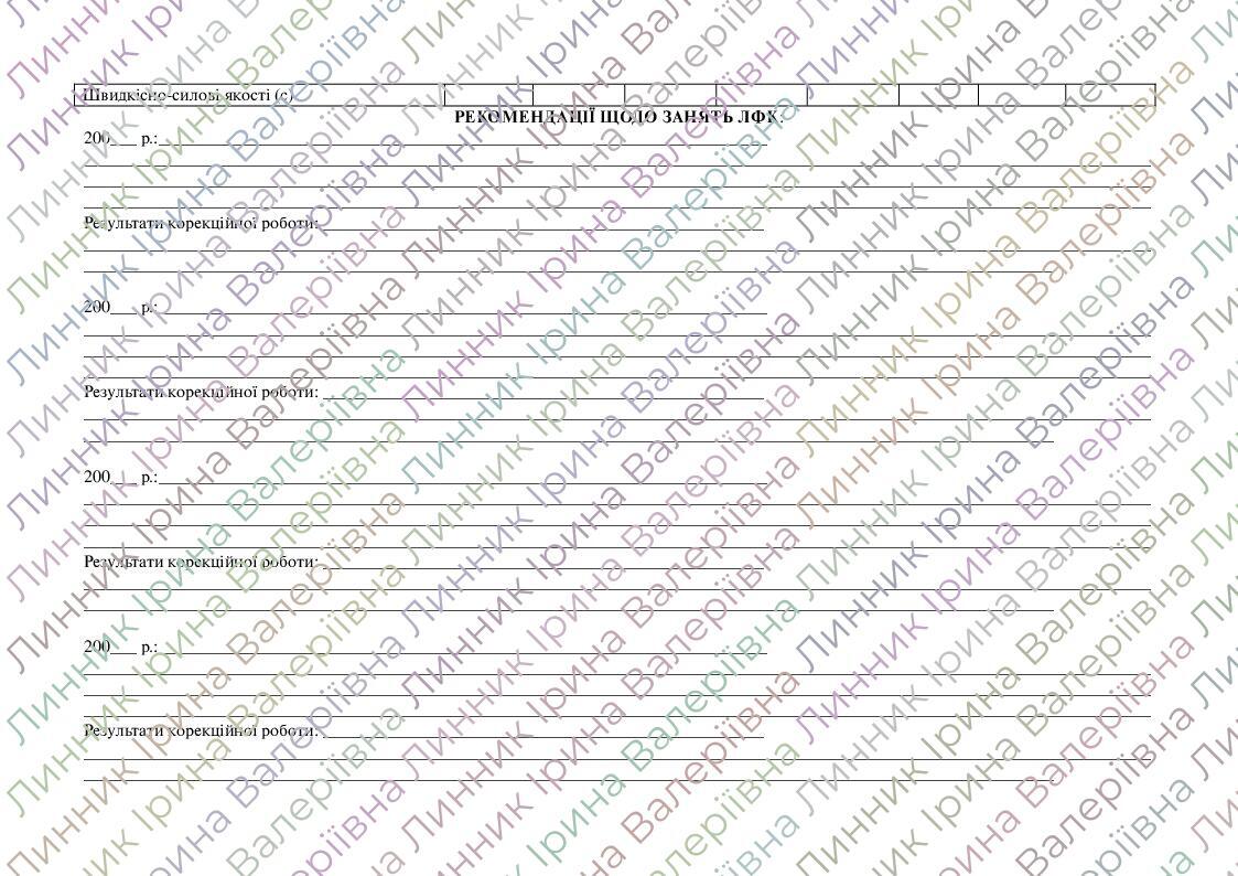 Календарне планування Лікувальна фізична культура 7 клас ЗПР Інші методичні матеріали