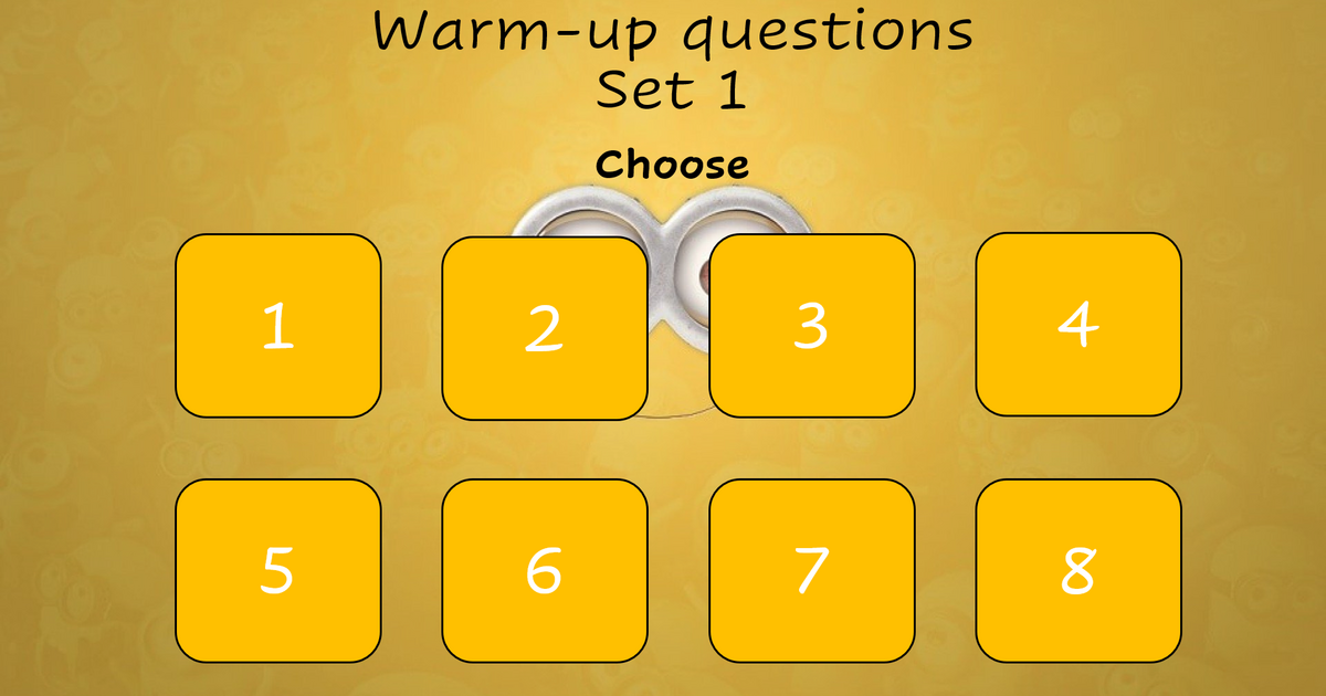 Warm-up questions | 2 презентації | . Англійська мова