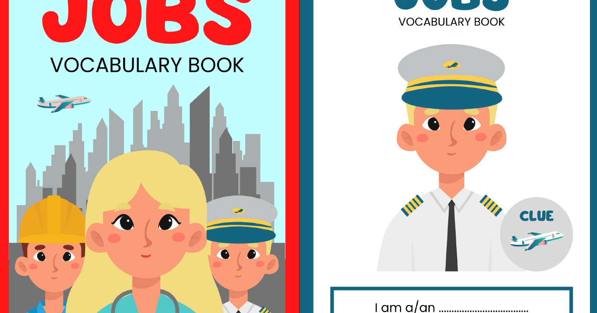 Vocabulary book | Jobs | 15 worksheets | . Англійська мова