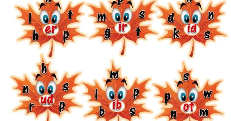 Матеріал для навчання читанню "Reading leaves" | Ілюстрації. Англійська ...