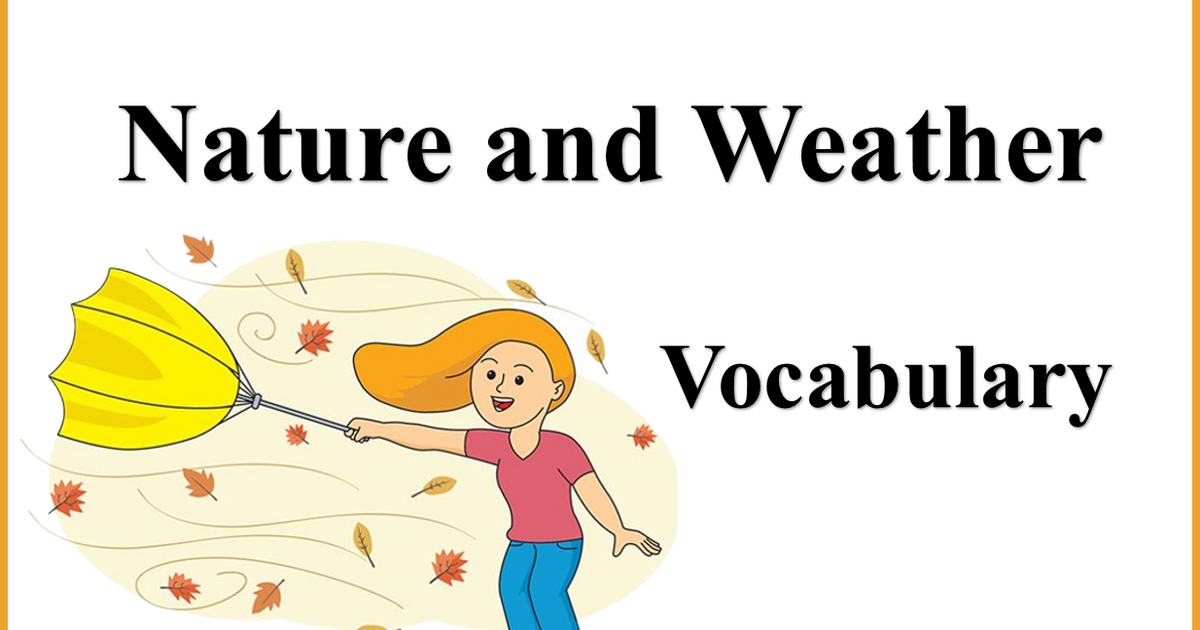 Презентація "Nature and Weather.Vocabulary" | Презентація. Англійська мова