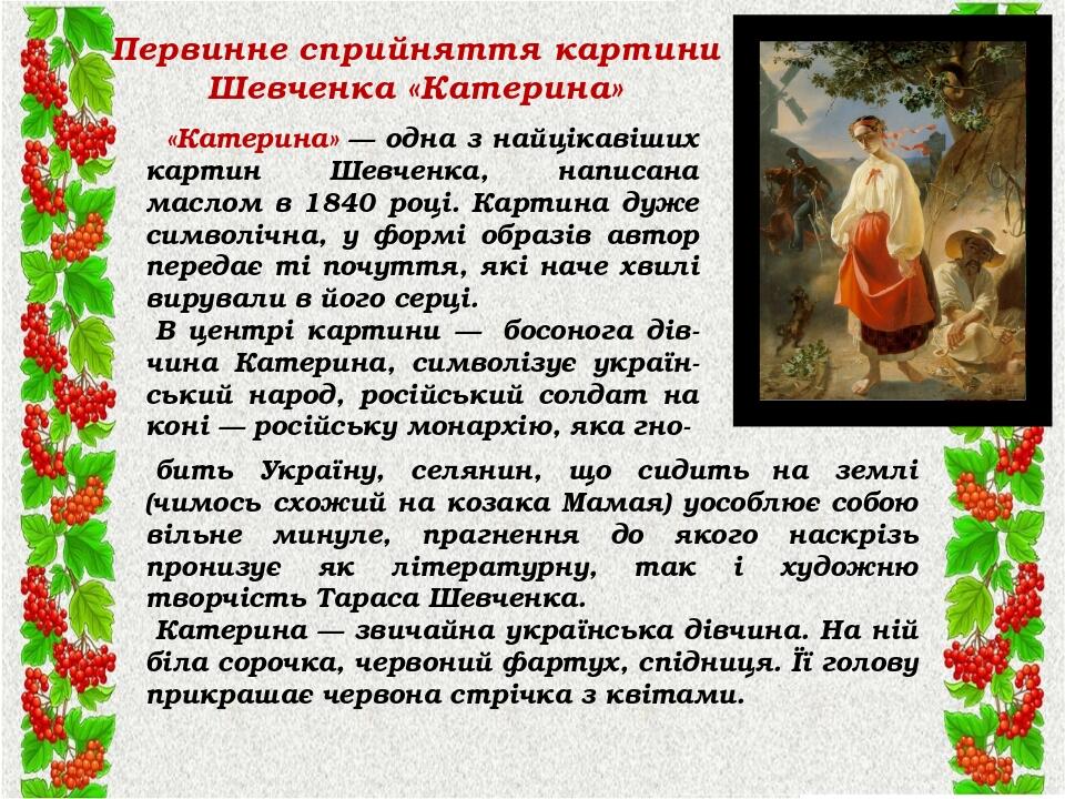 РМ №7 Письмовий твір опис зовнішності людини за картиною українського