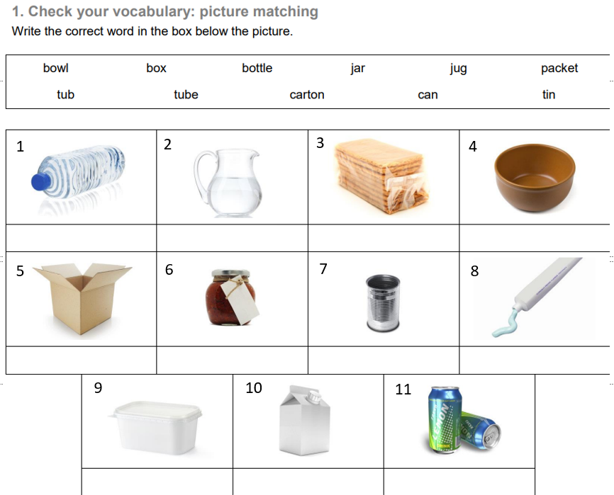 Containers and Quantifiers. | Урок на 7 завдань. Англійська мова
