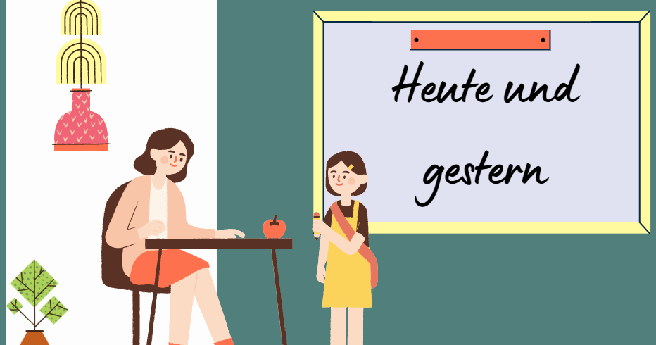 6(2) Lektion 3. Heute und gestern | Презентація. Німецька мова