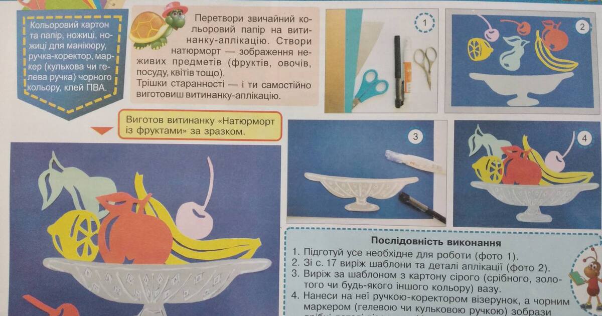 Конспект-конструктор уроку з дизайну і технологій 4 клас НУШ (Савченко ...