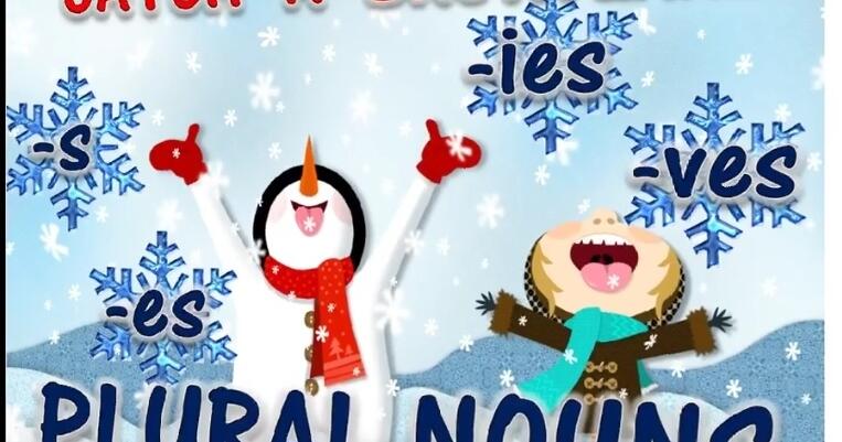Тренажер PLURAL NOUNS' CATCH A SNOWFLAKE" | Інтерактивні матеріали ...