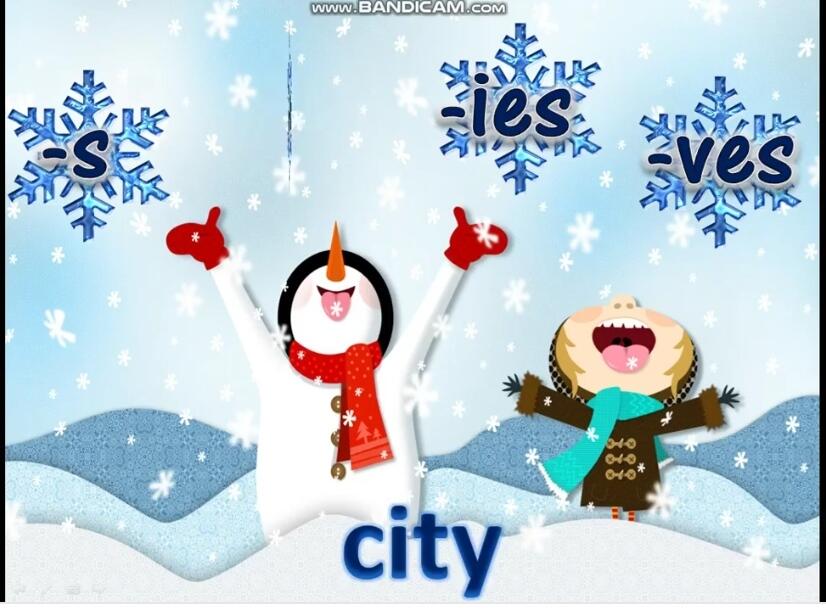 Тренажер PLURAL NOUNS' CATCH A SNOWFLAKE" | Інтерактивні матеріали ...