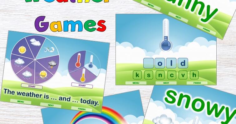 Інтерактивна презентація "Interactive Weather Games" | Інтерактивні ...