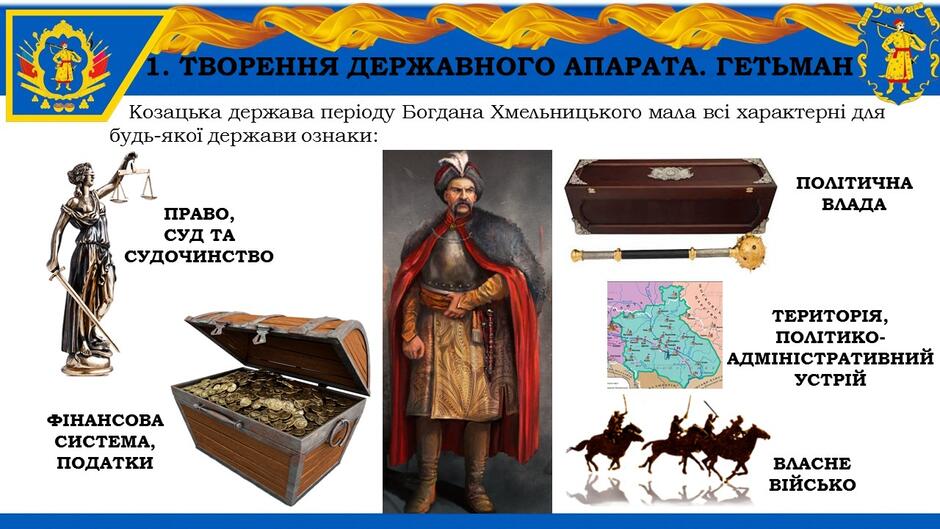 Презентація Українська козацька держава — Військо Запорозьке