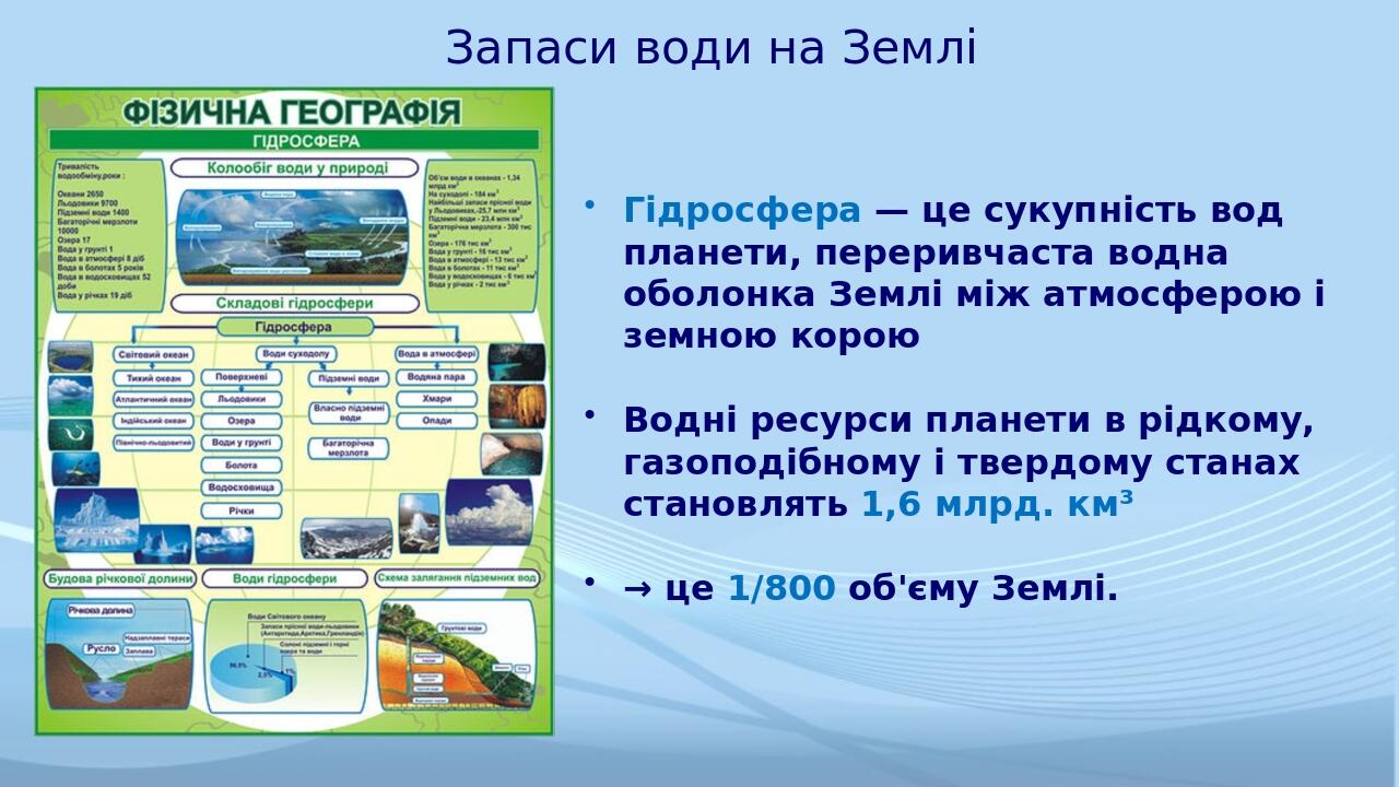 Презентація з географії 11 клас Гідросфера Світовий океан