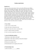 Reading comprehension, 8 клас | Тест. Англійська мова