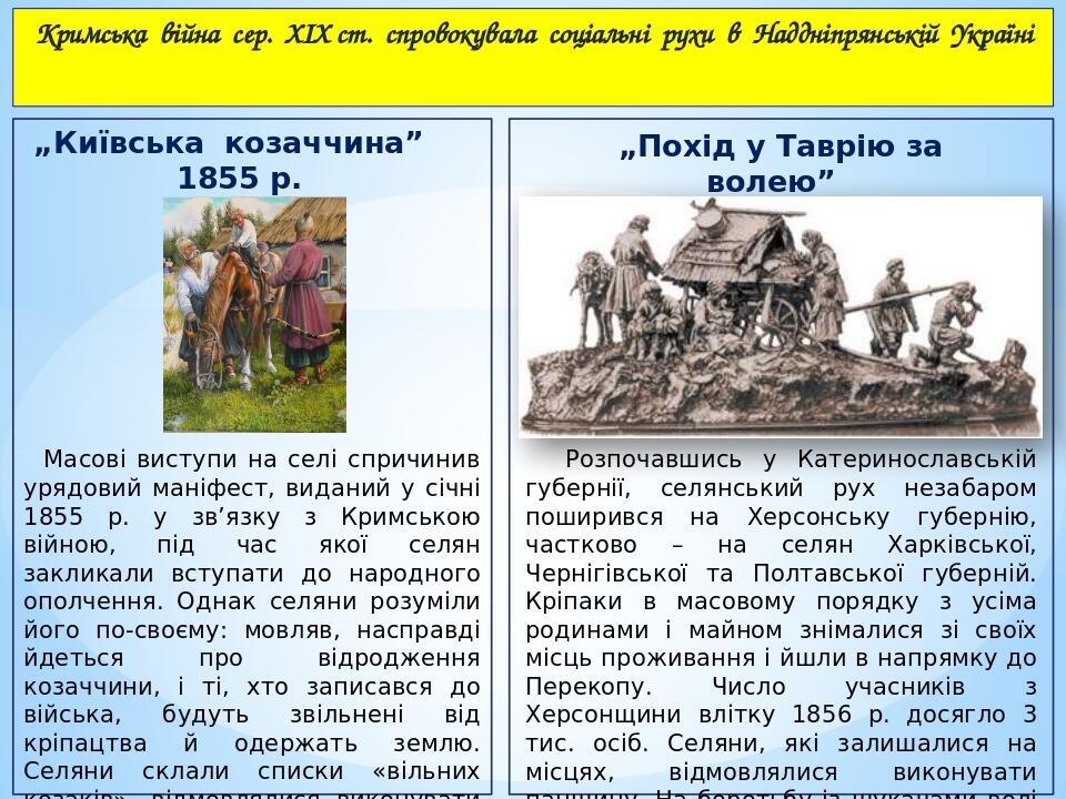 Східна (Кримська) війна 1853 - 1856 рр. | Презентація. Історія України