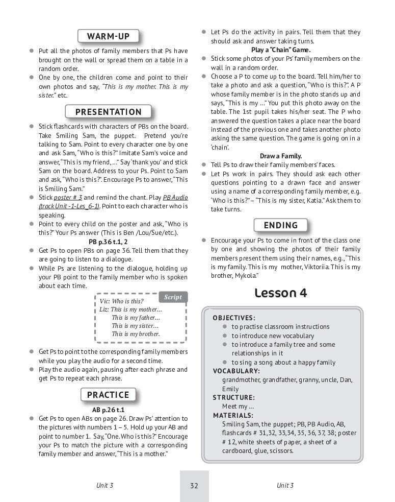 Конспекти уроків 1 клас НУШ О Карпюк Конспект Англійська мова