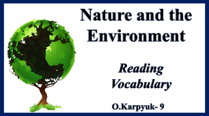 Презентація "Nature and the Environment. Writing" | Презентація ...