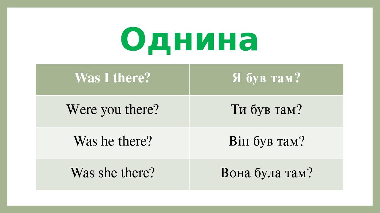 Презентація на тему: " The verb TO BE in Past Simple Tense ...