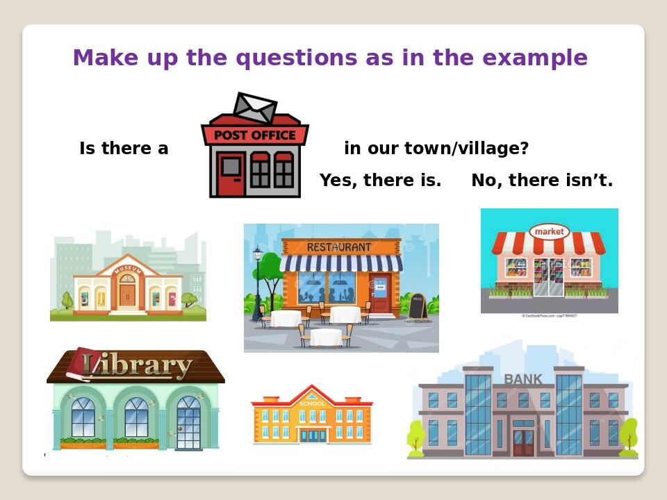 Презентація “Places in a town" | Презентація. Англійська мова