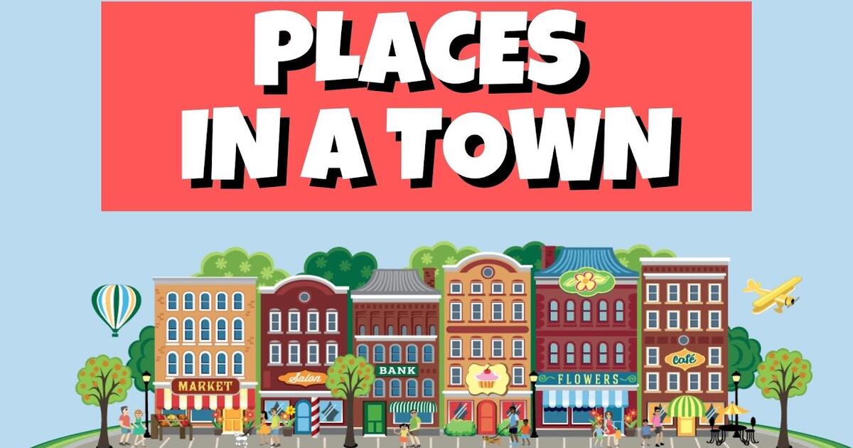 Презентація “Places in a town" | Презентація. Англійська мова