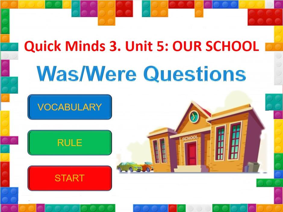 Quick Minds 3 Unit 6 "Was/Were Questions" | Презентація. Англійська мова