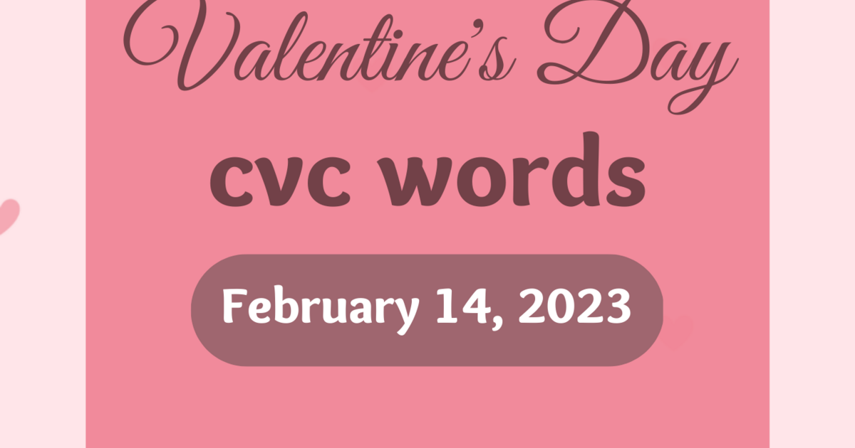Valentines Day cvc words | Інтерактивні матеріали. Англійська мова