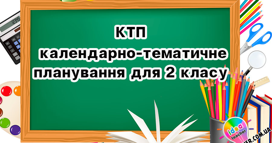 Календарне планування Я досліджую світ Т Гільберг 2 клас КТП Я
