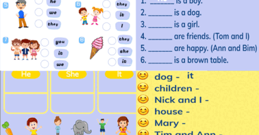 I, you, we, they, he, she, it. Pronouns Games | Інші методичні ...