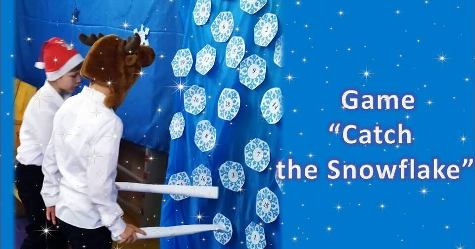 Game «Catch the Snowflake». (Рухлива гра "Впіймай сніжику") | Інші ...