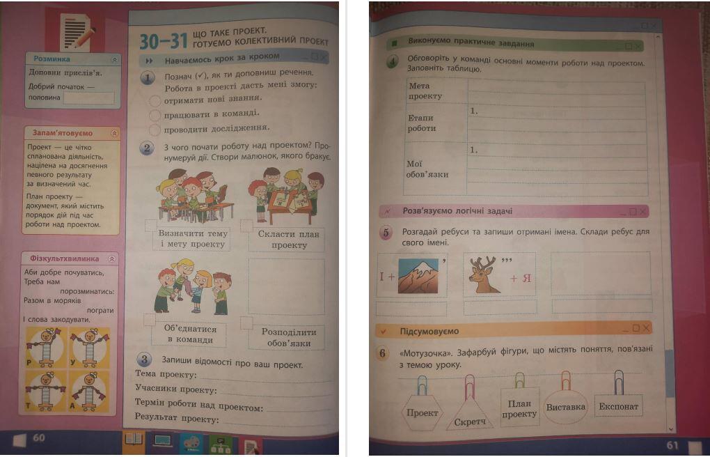 Інформатика Робочий зошит 2 клас Робоча програма Інформатика