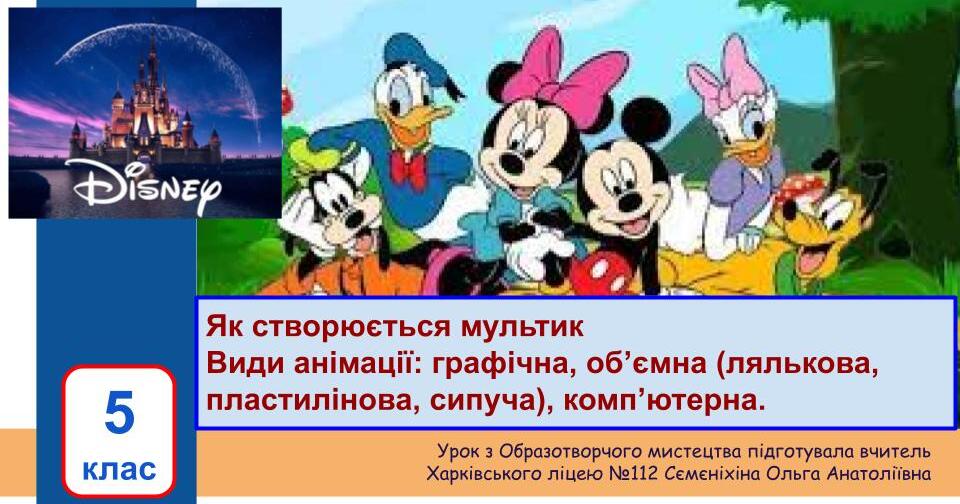 Презентація "Як створюється мультик" 5 клас_НУШ | Презентація ...
