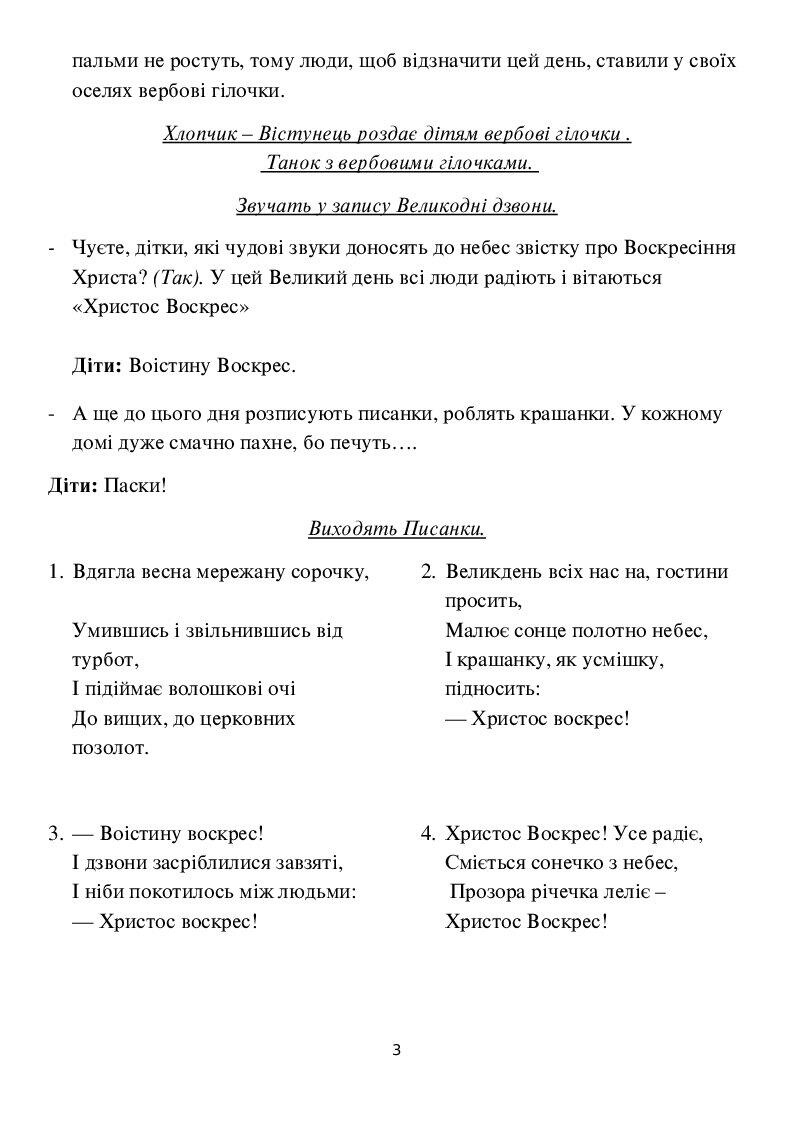 розвага Великдень середня група Конспект Дошкілля