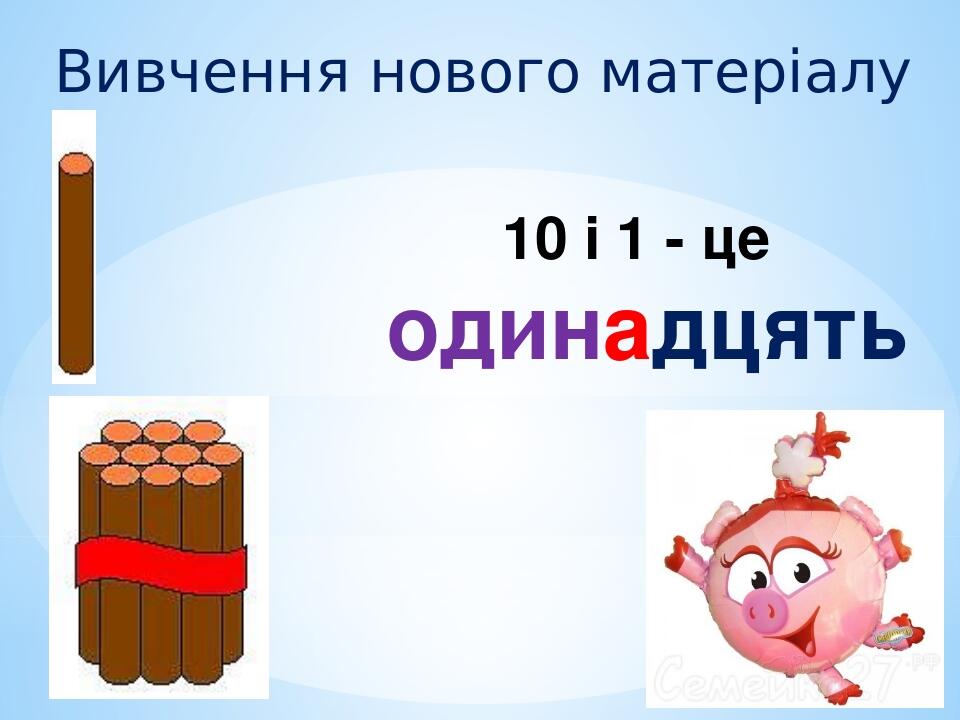 Презентація "Усна і письмова нумерація чисел 11-20". | Презентація ...