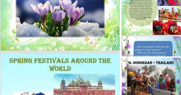 Презентація на тему: "10 Spring Festivals Around the World ...