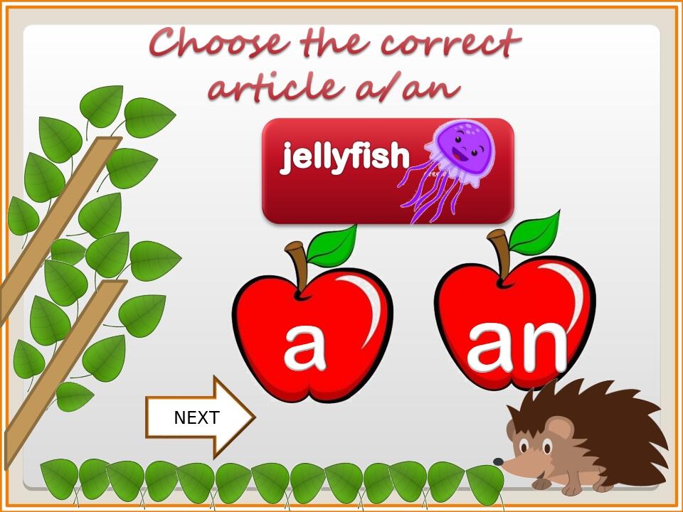 Інтерактивна презентація "A, an, some, any" | Презентація. Англійська мова