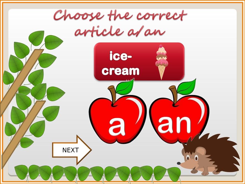 Інтерактивна презентація "A, an, some, any" | Презентація. Англійська мова