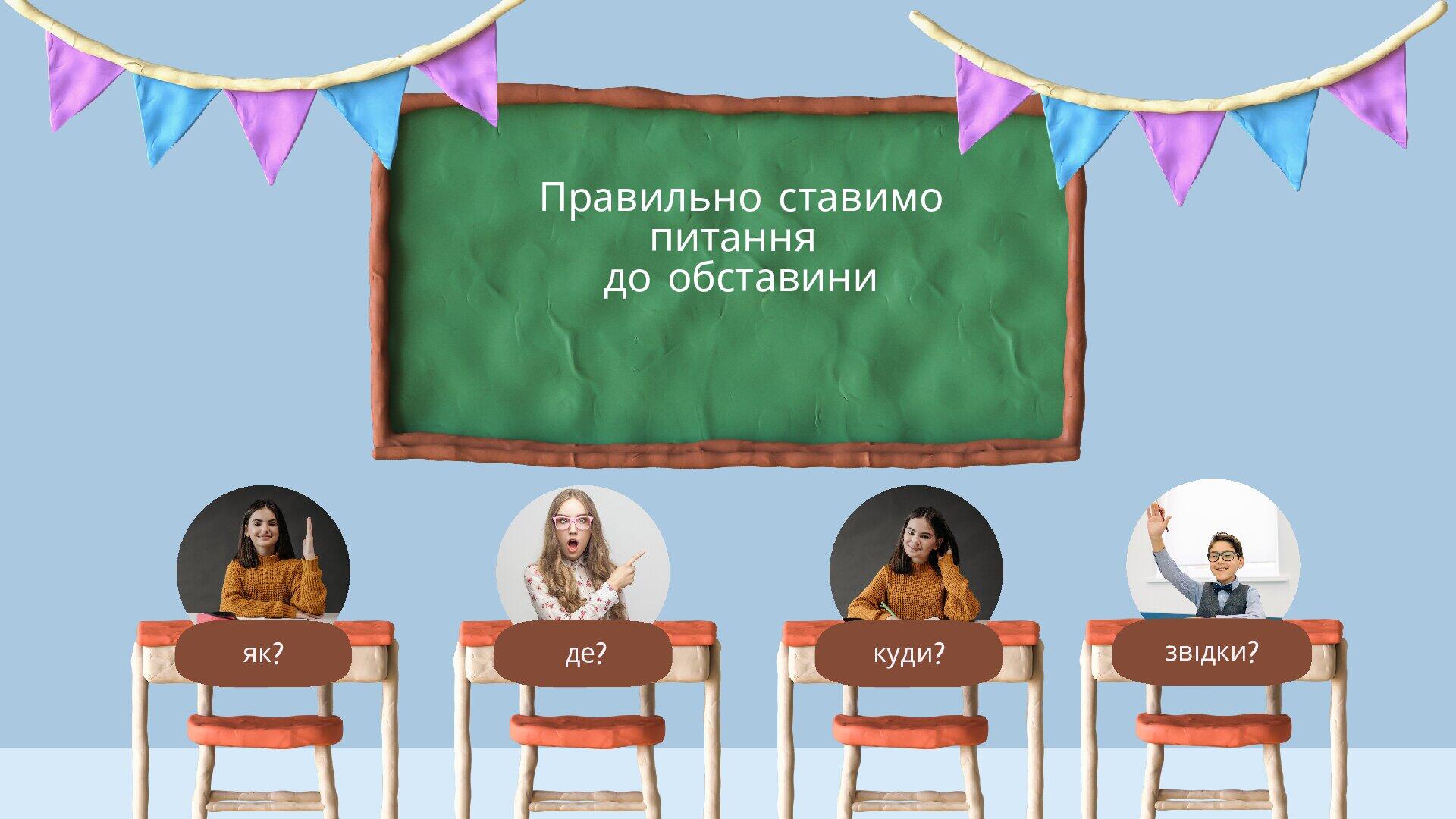 Другорядні члени речення Обставина 5 клас НУШ Презентація