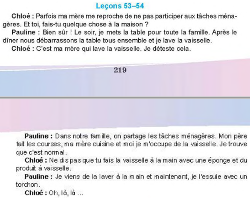 Les tâches ménagères + test | Урок на 2 завдання. Французька мова