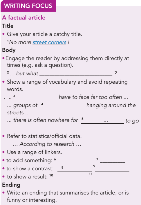 6.7 A factual article | Урок на 1 завдання. Англійська мова
