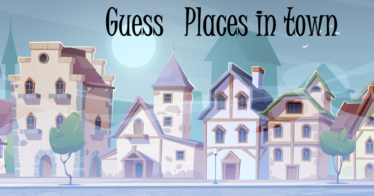 Guess Places | Презентація-гра | . Англійська мова