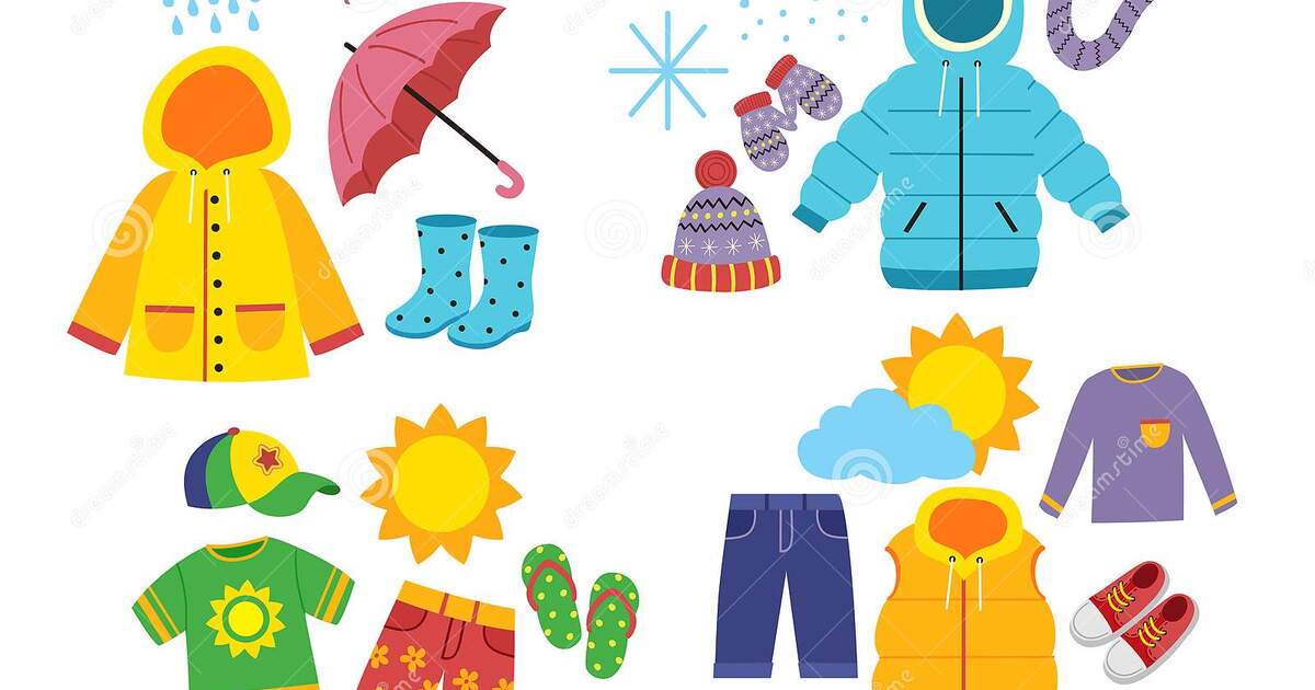 Seasons. Weather. Clothes | Тест на 12 запитань. Англійська мова