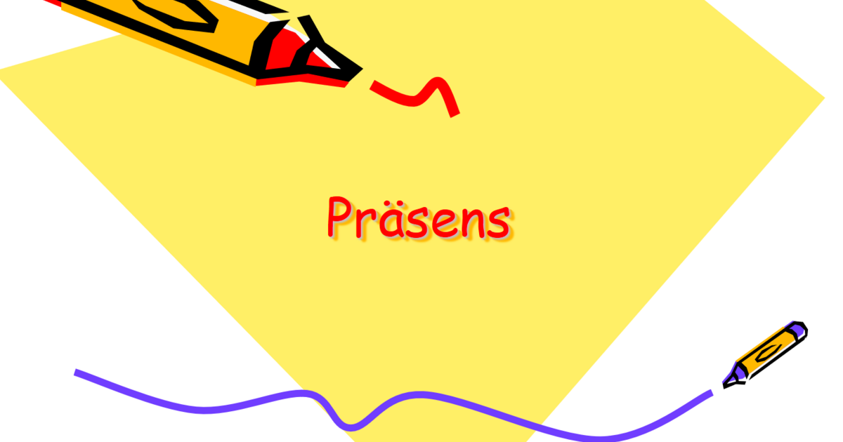 Презентація 5 клас "Präsens" | . Німецька мова