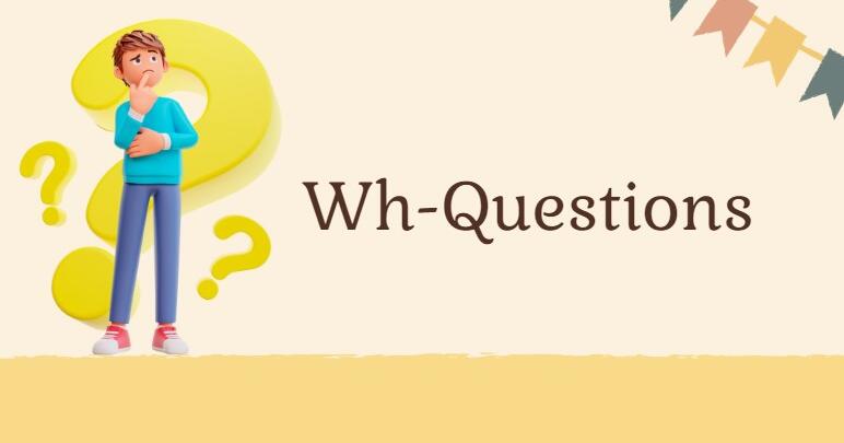 English grammar presentation "Wh-questions" | Презентація. Англійська мова