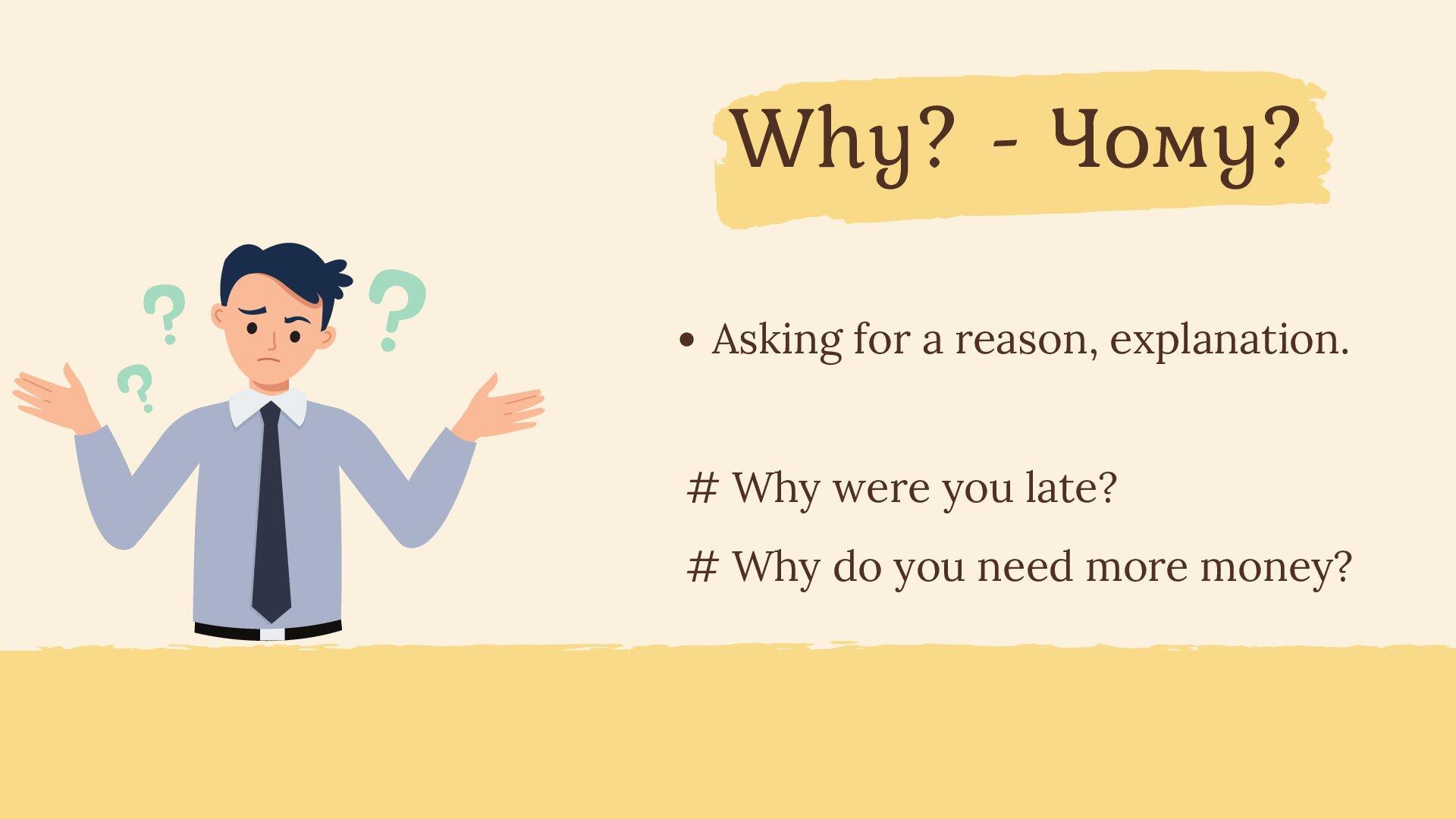 English grammar presentation "Wh-questions" | Презентація. Англійська мова