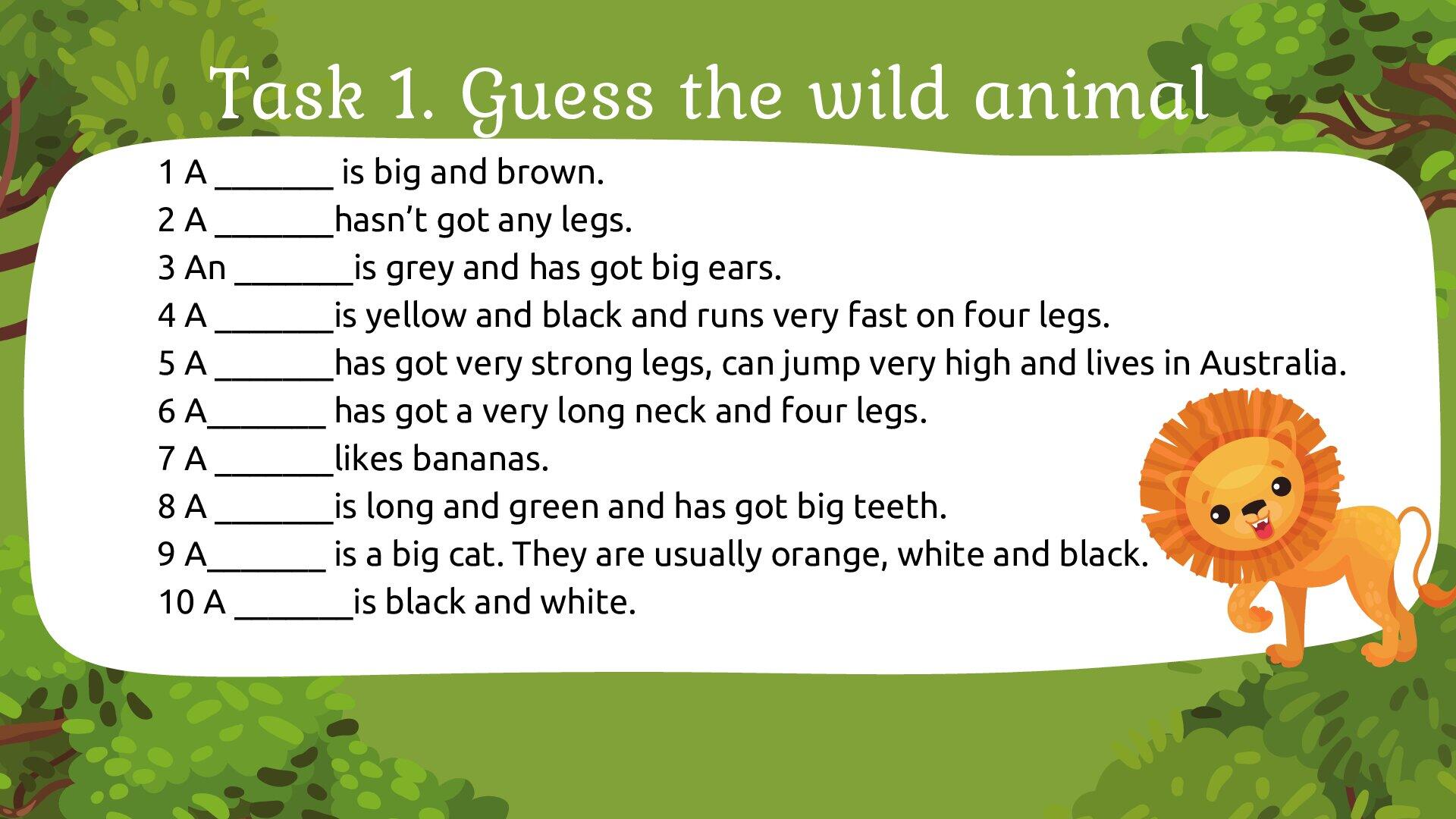 Prepare NUS 5. Unit 20. Animals. Lesson 1. | Презентація. Англійська мова