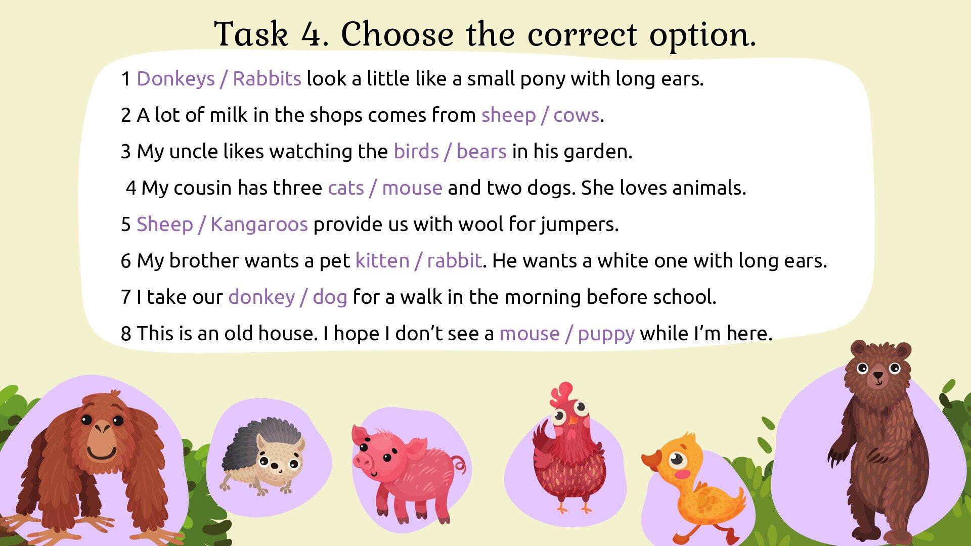 Prepare NUS 5. Unit 20. Animals. Lesson 1. | Презентація. Англійська мова