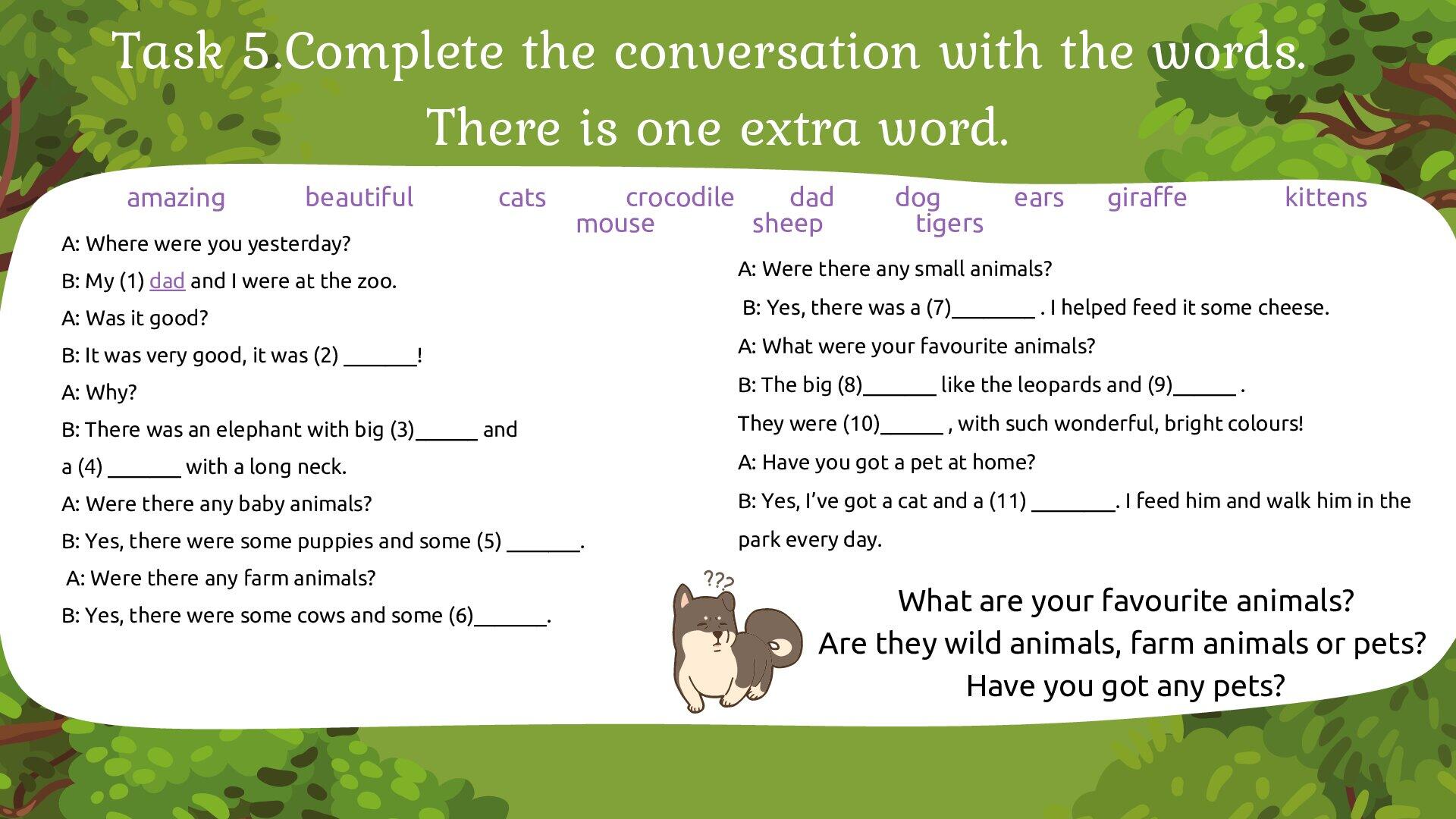 Prepare NUS 5. Unit 20. Animals. Lesson 1. | Презентація. Англійська мова