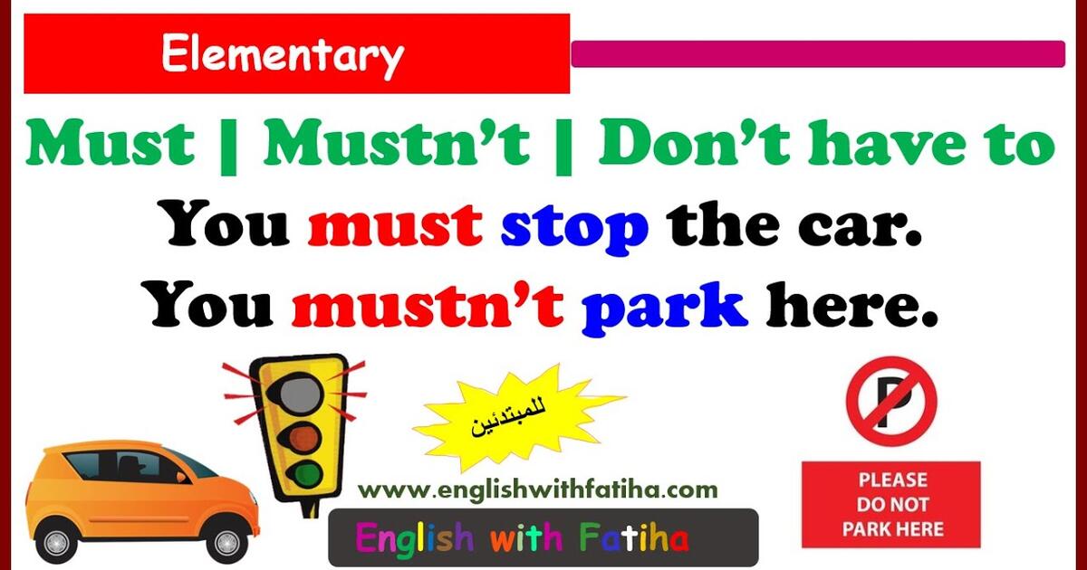 PREPARE 6 REVISION TERM II UNIT 19 GRAMMAR "don't have to, must, mustn ...