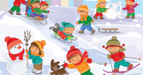 Winter and activities.Present Continuous Tense. Clothes. | Вебквест ...